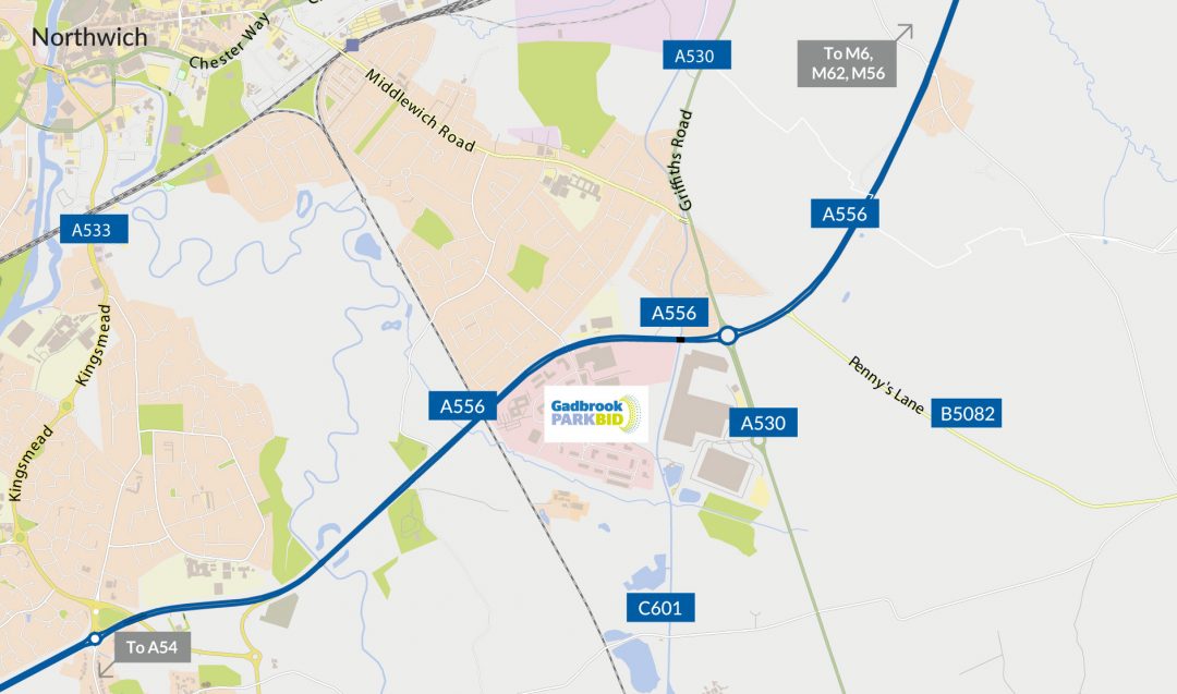 Gadbrook Park BID – Getting To Gadbrook Business Park